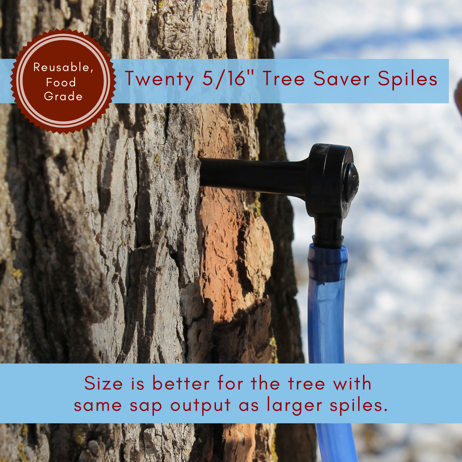 Full Maple Tapping Kit, Tubing, Droplines, Spiles, Filters + Free Ship ...
