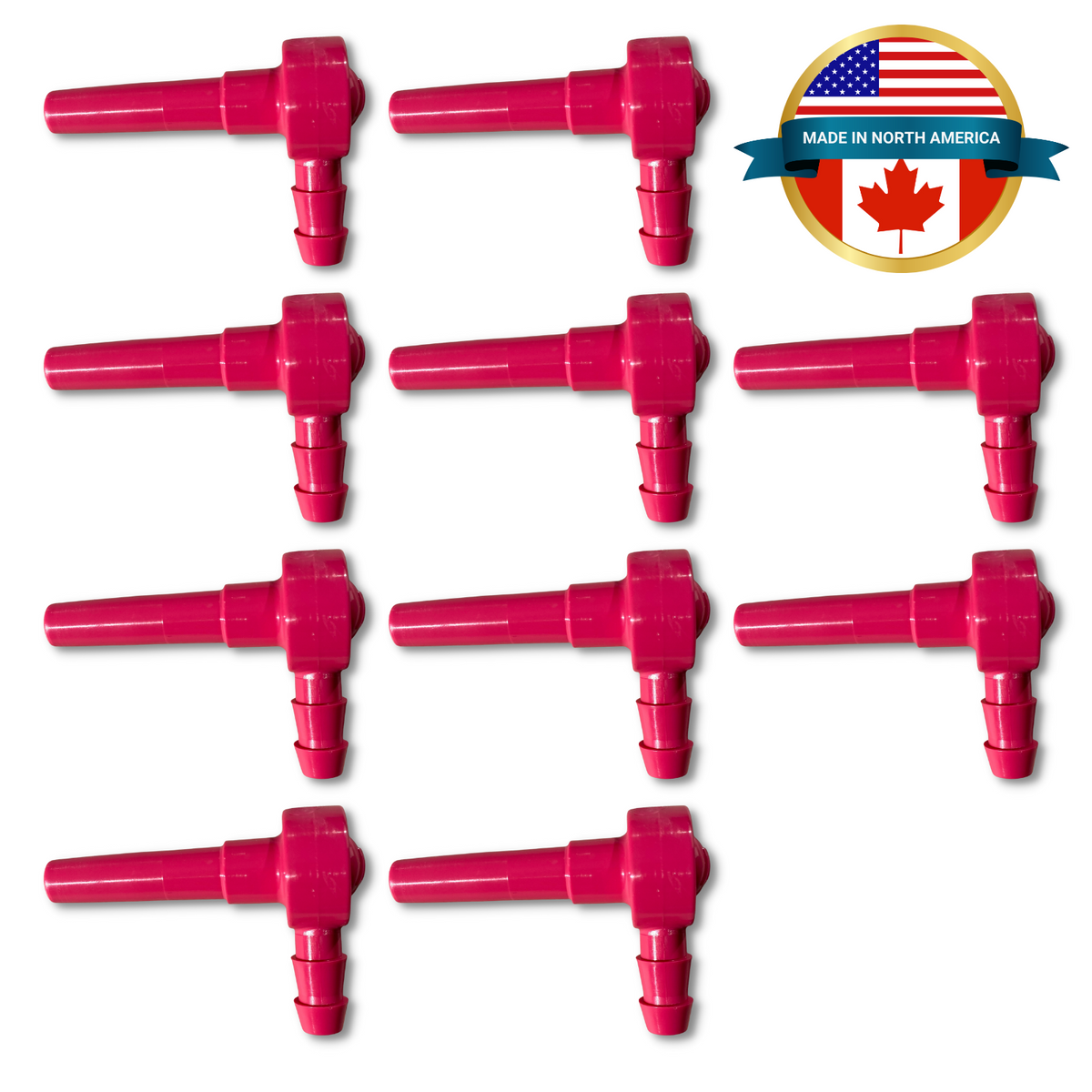 Pink Maple Tree Tapping Spiles | Ten 5/16" Tree Saver Taps | BPA-Free ...